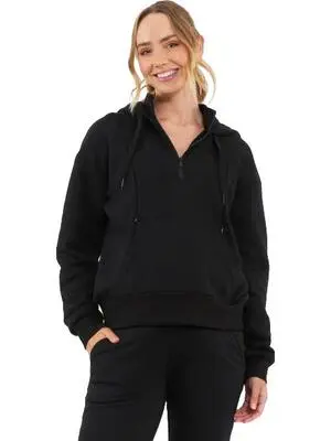 RIPE MATERNITY Nicky Nursing Hoodie - Black