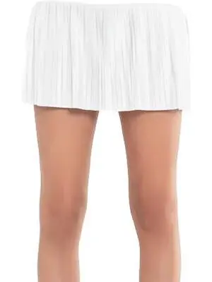 K-Swiss Pleated 14.5 Inch Tennis Skirt - White