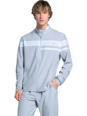 K-Swiss Ripstop Tennis Jacket - Zinc