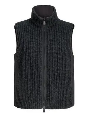 Brunello Cucinelli Cashmere Down Vest - Lignite Grey
