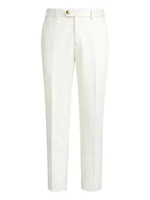 Brunello Cucinelli Gabardine Trousers - Panama