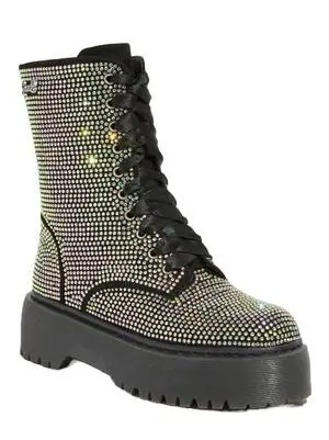 SPARKL Taylor Combat Boot - Black