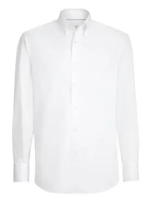 Brunello Cucinelli Button-down Collar Shirt - White