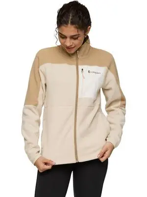 COTOPAXI Abrazo Fleece Full-zip Jacket - Khaki/cream