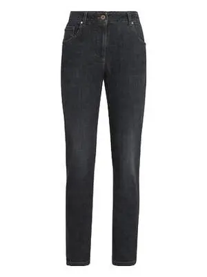 Brunello Cucinelli Slim Trousers - Dark Grey