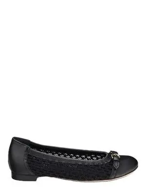 Agl Monia Ballet Flat - Black Fabric