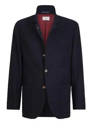 Brunello Cucinelli Blazer-style Outerwear - Navy Blue