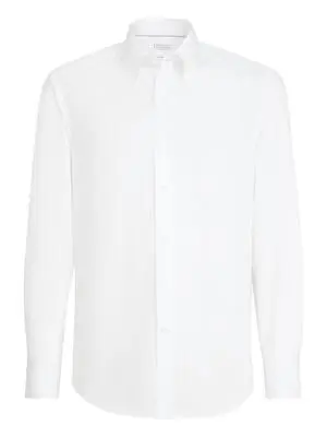 Brunello Cucinelli Button-down Collar Shirt - White