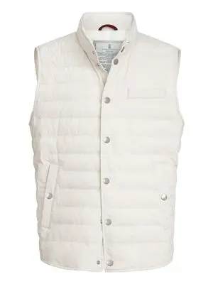 Brunello Cucinelli Taffeta Down Jacket Panama