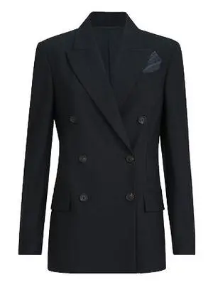 Brunello Cucinelli Blazer With Monili - Lignite Grey