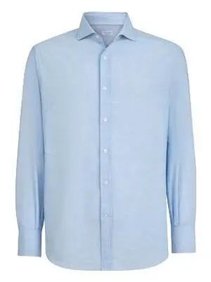 Brunello Cucinelli Oxford Shirt - Azure