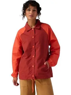 STOIC Utility Coaches Jacket - Tigerlily/red Ochre