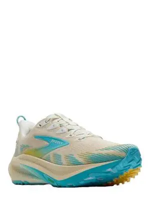 Brooks Ghost Trail Running Shoe - Sand/star White/golden Hour
