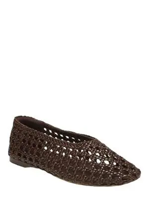 Sam Edelman Shira Knotted Flat - Dark Brown