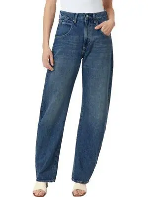 Habitual Gwen Relaxed Fit Bowed Wide Leg Jeans - Storm