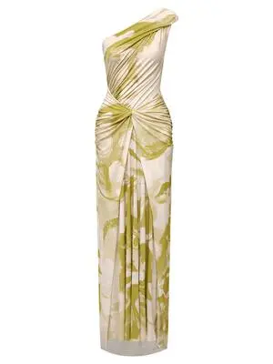 MARIA ELENA VILLAMIL MARIA ELENA VILLAMIL Alessia One-Shoulder Maxi Dress