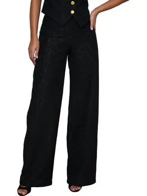 L'Agence Livvy Lace Trouser - Black