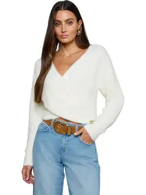 L'Agence Antonella Crossover Pullover - Ivory