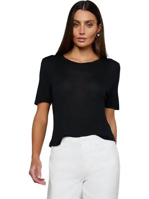 L'Agence Remy T-Shirt Black