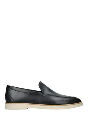 Magnanni Leather Calpe Loafers - Navy