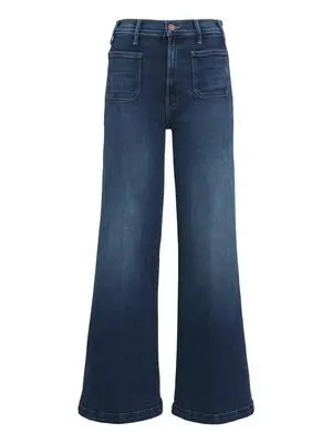 MOTHER The Hustler Roller Wide-Leg Jeans
