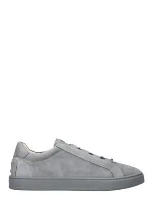 TOD'S Suede Allacciata Cassetta Sneakers - Grey