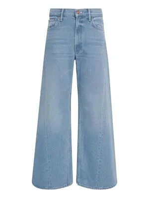 MOTHER The Lemon Twist Sneak Wide-leg Jeans - Blue