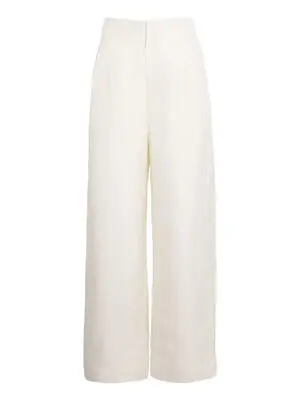 Staud Pierre Wide-leg Trousers - Ivory