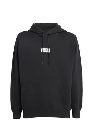 MAISON MARGIELA Cotton Numeric Hoodie - Black