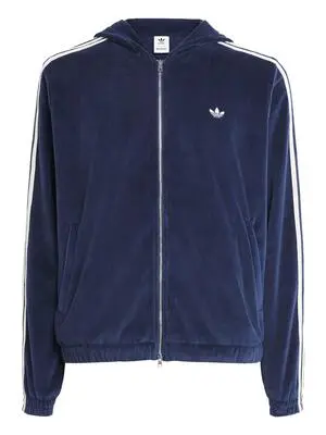 Adidas X Wales Bonner Velour Track Jacket - Blue