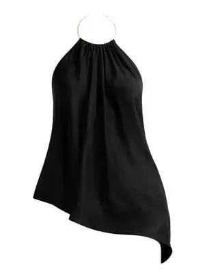 Cynthia Rowley Talita Ring Blouse - Black