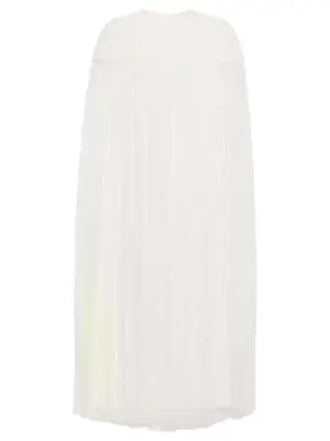 SHATHA ESSA High-neck Maxi Dress - White