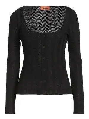 Missoni Pointelle-knit Cardigan - Black