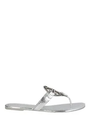 Tory Burch Thong Sandals - Silver