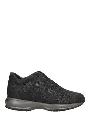 Hogan Leather Sneakers - Black