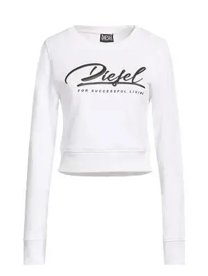 DIESEL® Sweatshirt In French Terry With Logo - White