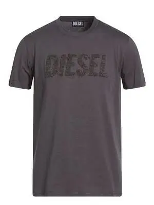 DIESEL T-shirt Charcoal Size Cotton - Grey