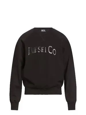 DIESEL Cotton Jersey Sweatshirt - Black