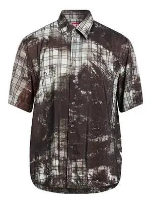 DIESEL Shirt Lead Size Rayon, Nylon - Grey