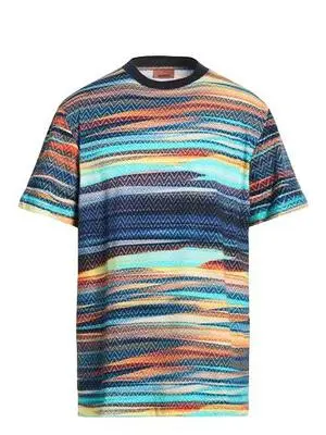 Missoni T-shirt Midnight Size Cotton - Blue