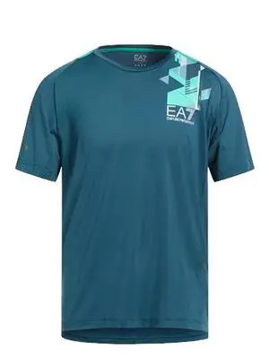 EA7 T-shirt Size Polyester, Elastane - Green