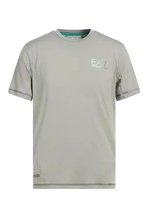 EA7 T-shirt Deep Teal Size Polyester, Elastane - Grey