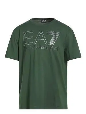 EA7 T-shirt Size Cotton - Green