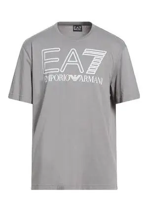 EA7 T-shirt Size Cotton - Grey