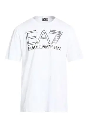 EA7 T-shirt Size Cotton - White