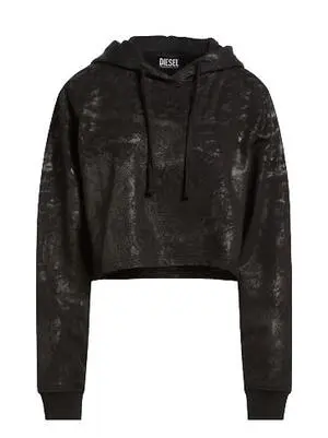 DIESEL® Sweatshirt With Hood - Black