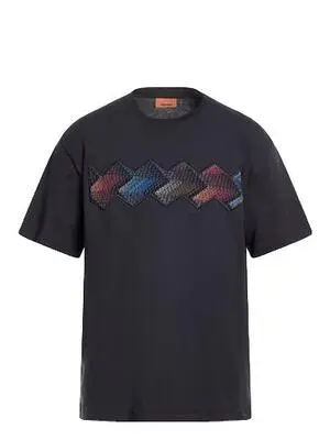 Missoni T-shirt Midnight Size Cotton, Polyamide - Blue