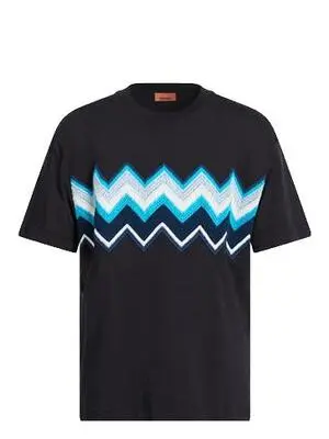 Missoni T-shirt Size Cotton, Acrylic, Wool - Midnight Blue