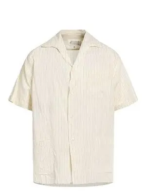 MAISON MARGIELA Shirt Ivory Size Cotton, Silk - White