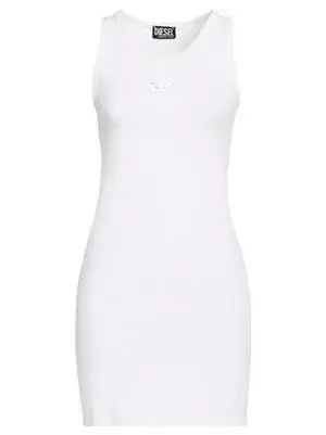 DIESEL Mini Dress In Cotton And Elastane - White
